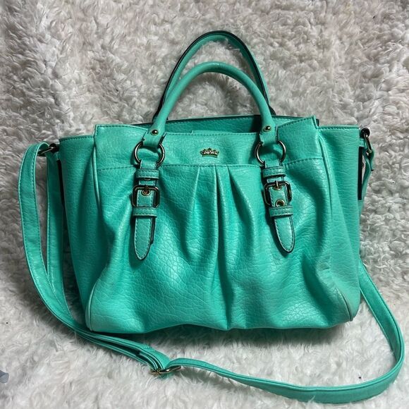 Juicy Couture | Bags | Juicy Couture Teal Syntheticleather ...